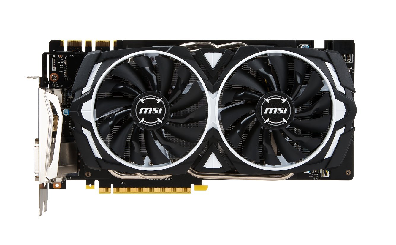 MSI Gaming GeForce GTX 1070 8GB GDDR5 SLI DirectX 12 VR Ready Graphics Card (GTX 1070 ARMOR 8G OC)