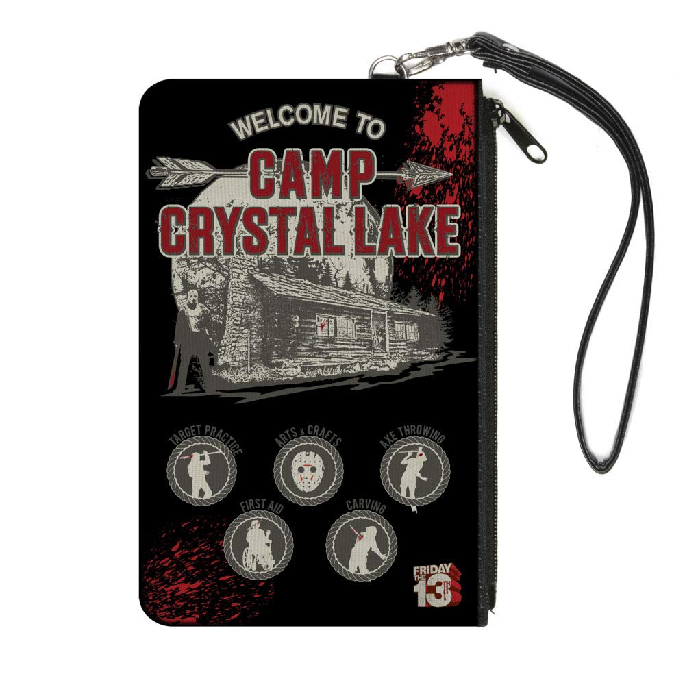 Buckle-Down Women's Standard Zip Wallet Friday The 13th Jason Small, 6.5" x 3.5"