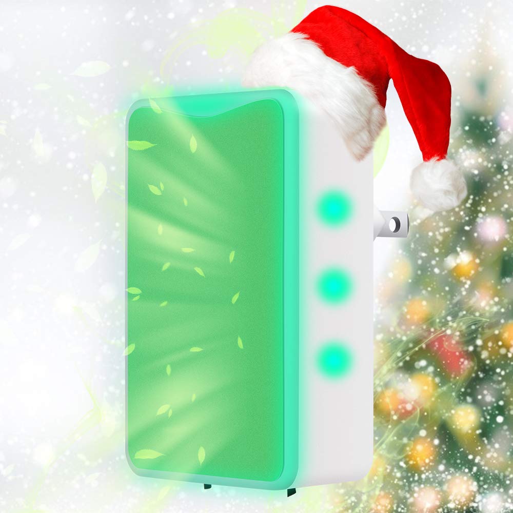 Air Purifier,Air Purifier for Home and Smoke and Office Pets Odor, Direct Plug-in Portable Ionic Air Purifier Travel-Size Smoke Purifier