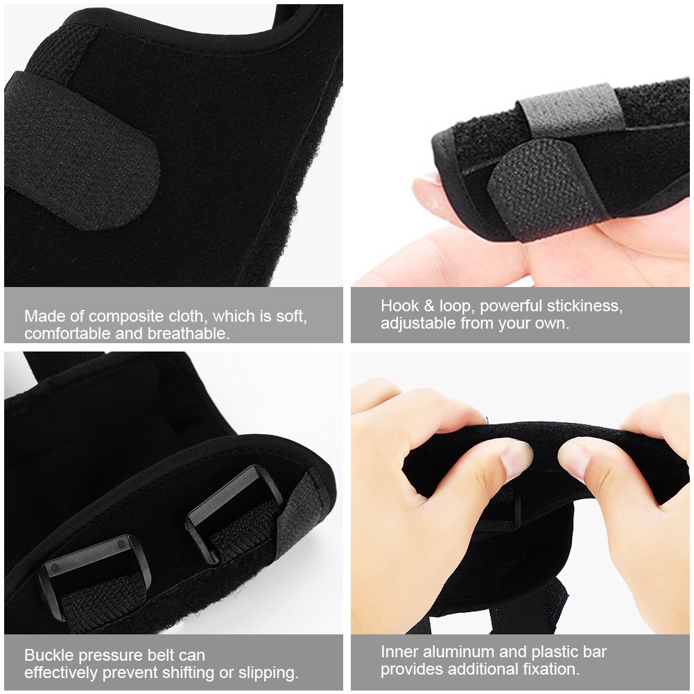 ANGGREK Adjustable Carpal Tunnel Wrist Rest, Breathable Wrist Rest Hand Rest Fracture Ligament Injury Tendon Discomfort Joint Discomfort(Left