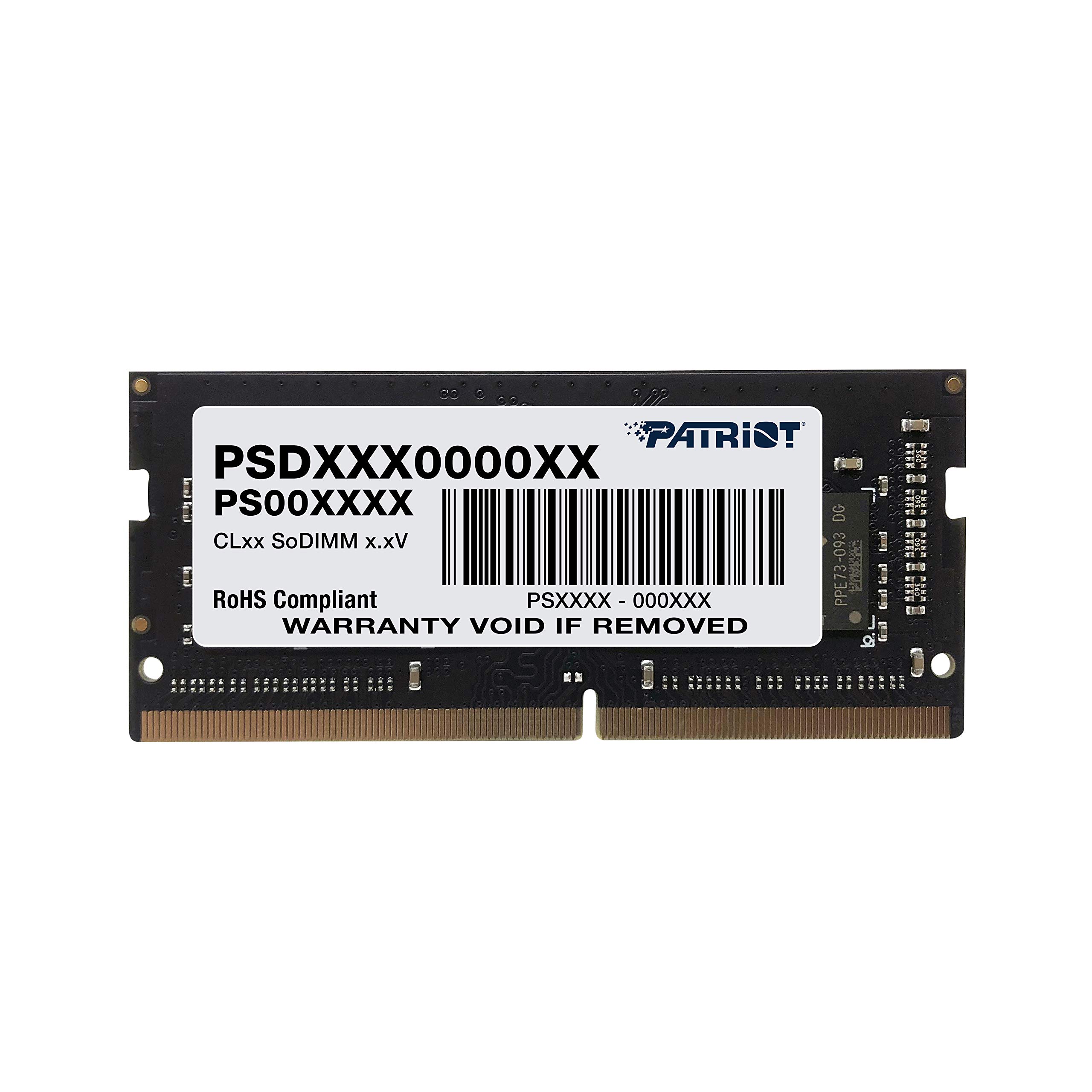 Patriot Signature DDR4 RAM 8GB (1X8GB) 2133MHz CL15 SODIMM Laptop/Notebook Memory Module - PSD48G213381S
