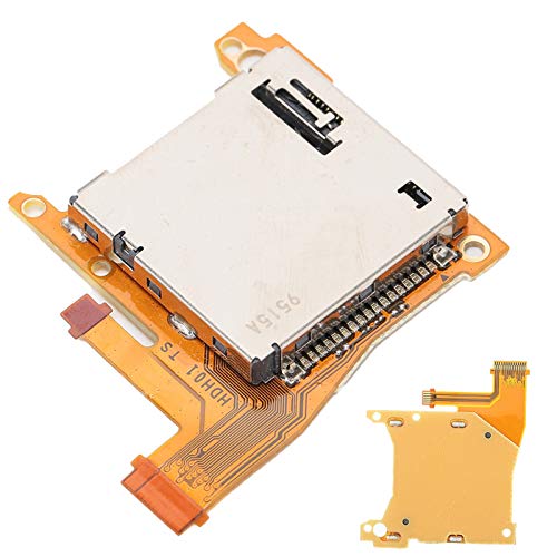 CHENQIAN Game Card Slot for Switch Lite Game Console with Mainboard Replacement Repair Parts Yellow