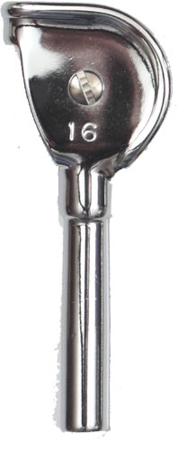 AFTCO Standard Roller Top, Model 124 - Chrome, 24/64" I.D. of Tube