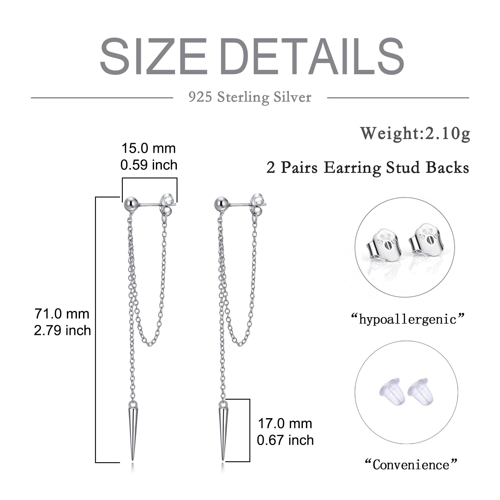 AOBOCO Jade Earrings Sterling Silver Green Jade Dangle Earrings for Women 14k Gold Plated S925