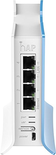 Mikrotik RB941-2nD-TC hAP Lite 32MB 4 X 10/100 2.4Ghz 802.11b/g/n 2x2 OSL4