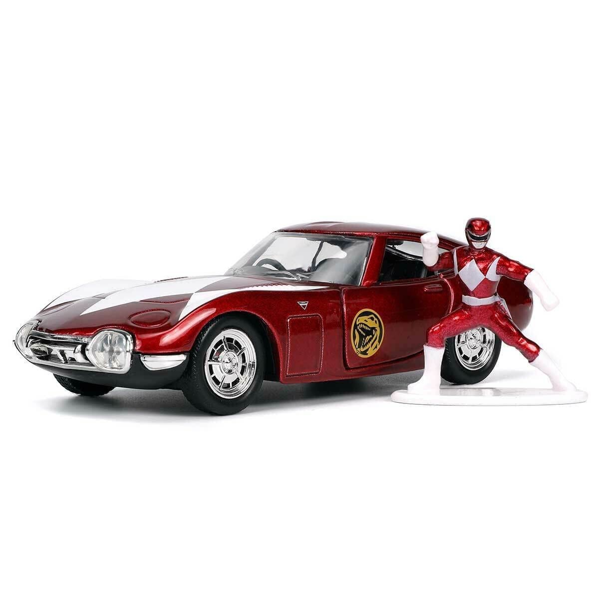 JADA TOYS, INC 1967 Toyota 2000GT W/RED Ranger Nano FIG 1/32 Vehicle