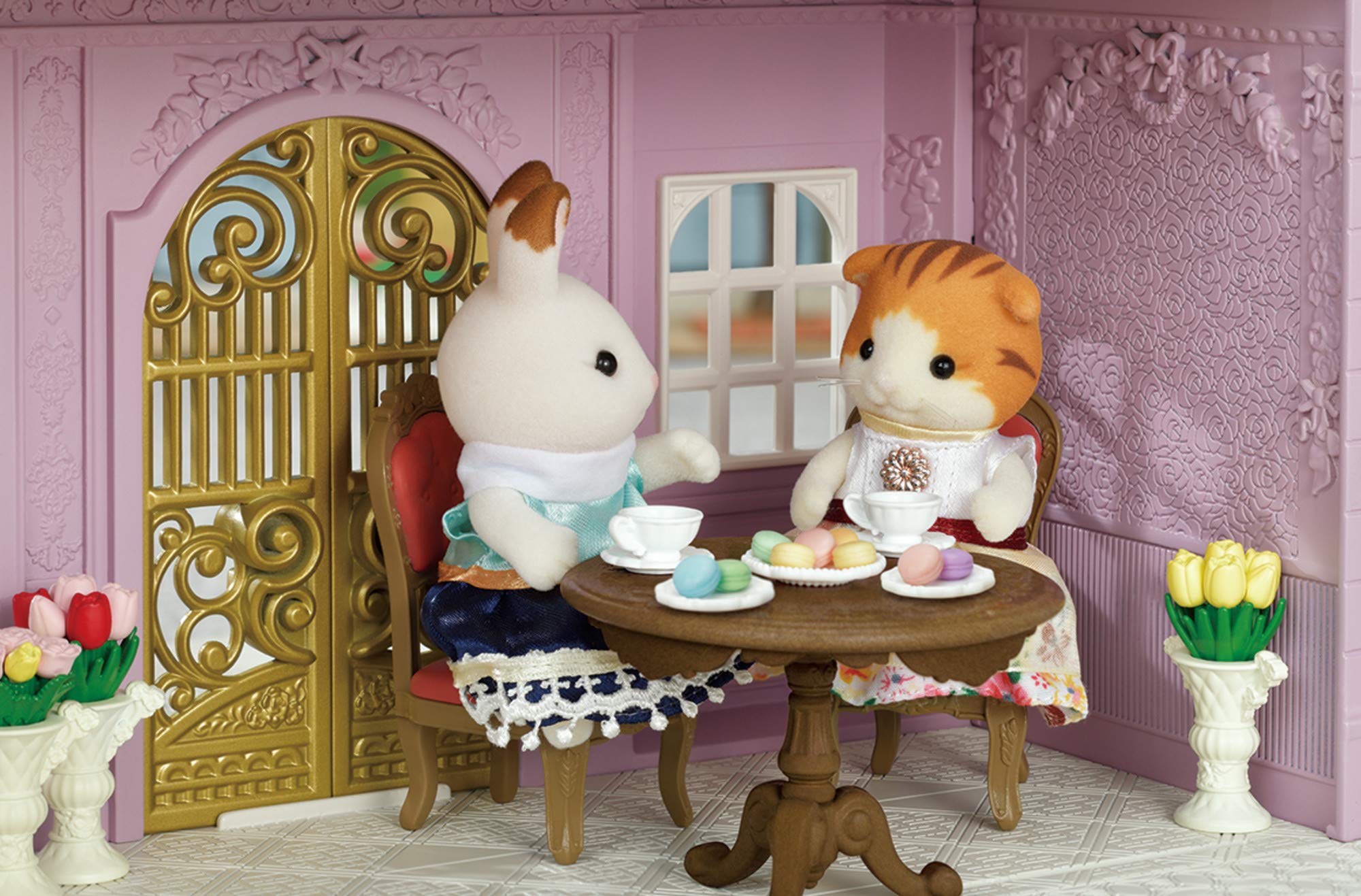 Calico Critters, Town Series, Furniture Sets, Doll House Furniture, Calico Critters Chic Dining Table Set