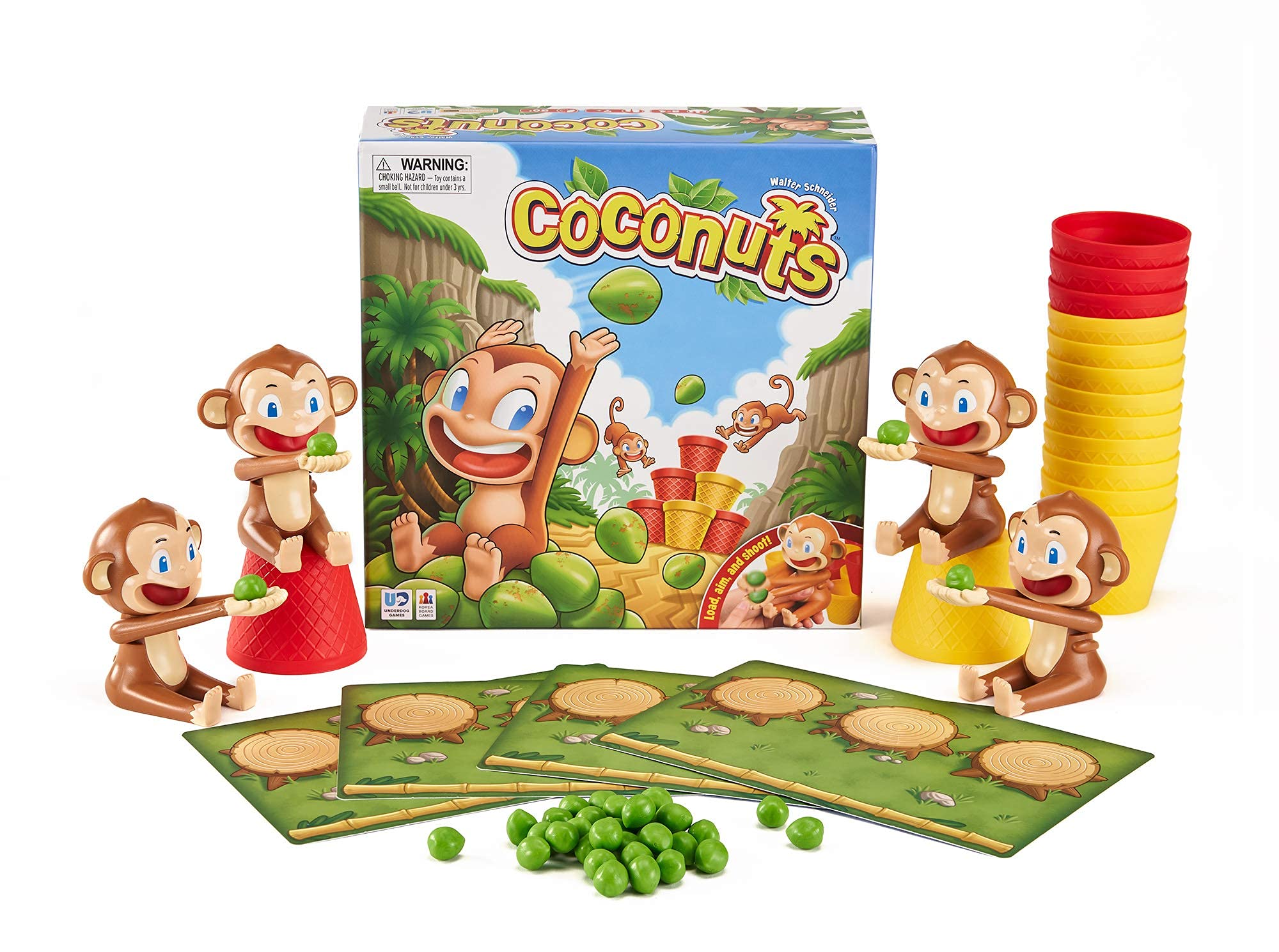 Coconuts Game | The Family Game of Spring-Loaded Monkeys Catapulting Coconuts
