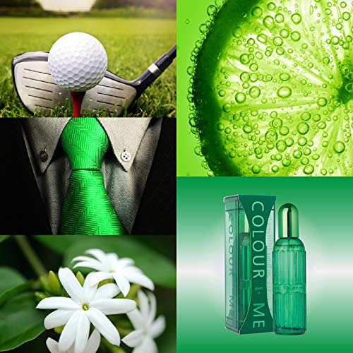 Milton-Lloyd Colour Me Green - Cologne for Men - Oriental Perfume for Men - Woody, Amber Fragrances - Mens Cologne - Long Lasting Perfume - 3 oz
