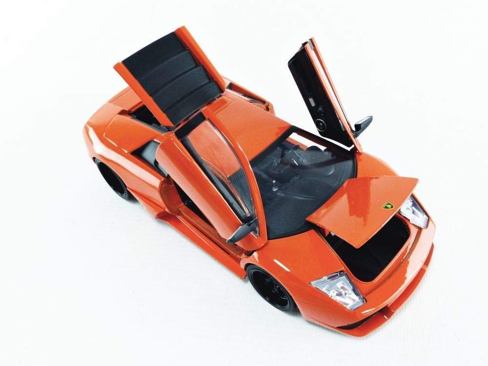 Jada Fast & Furious 1:24 Roman's Lamborghini Murcielago, Orange, Die-cast Car, Toys for Kids and Adults