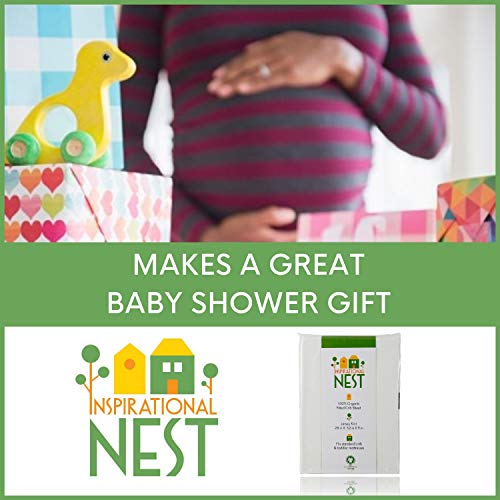 Premium Organic Baby Crib Sheet - 100% Turkish Cotton - Off-White Jersey Knit - Snug Fit, Ultra-Comfy, Clean and Safe Sheets - GOTS Certified - (Natural - Ecru Color)