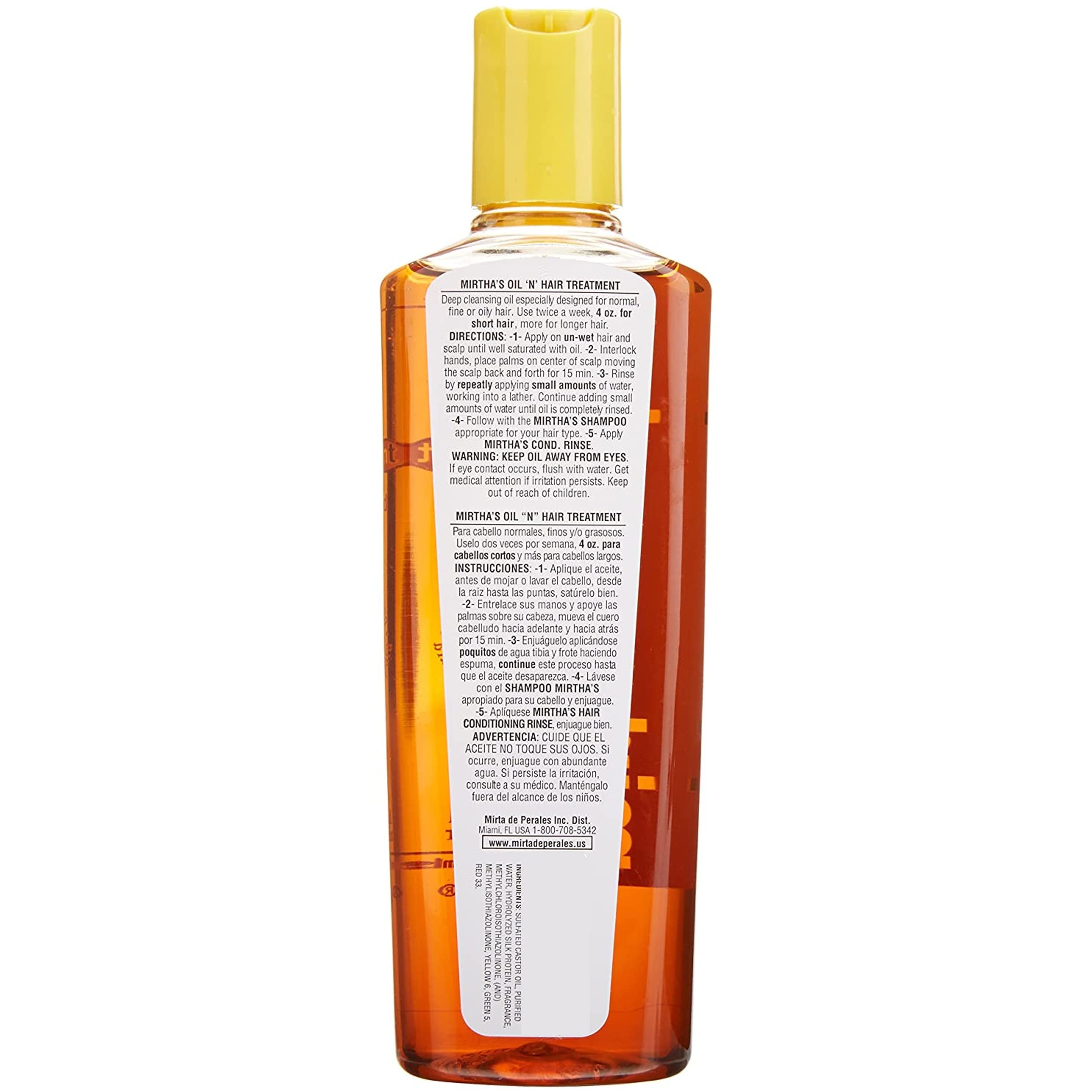 Mirta De Perales N Oil Treament Shampoo, 16 Ounce