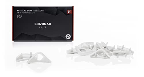 Noctua NA-SAVP1 chromax.White, Anti-Vibration Pads for 120/140mm Noctua Fans (16-Pack, White)