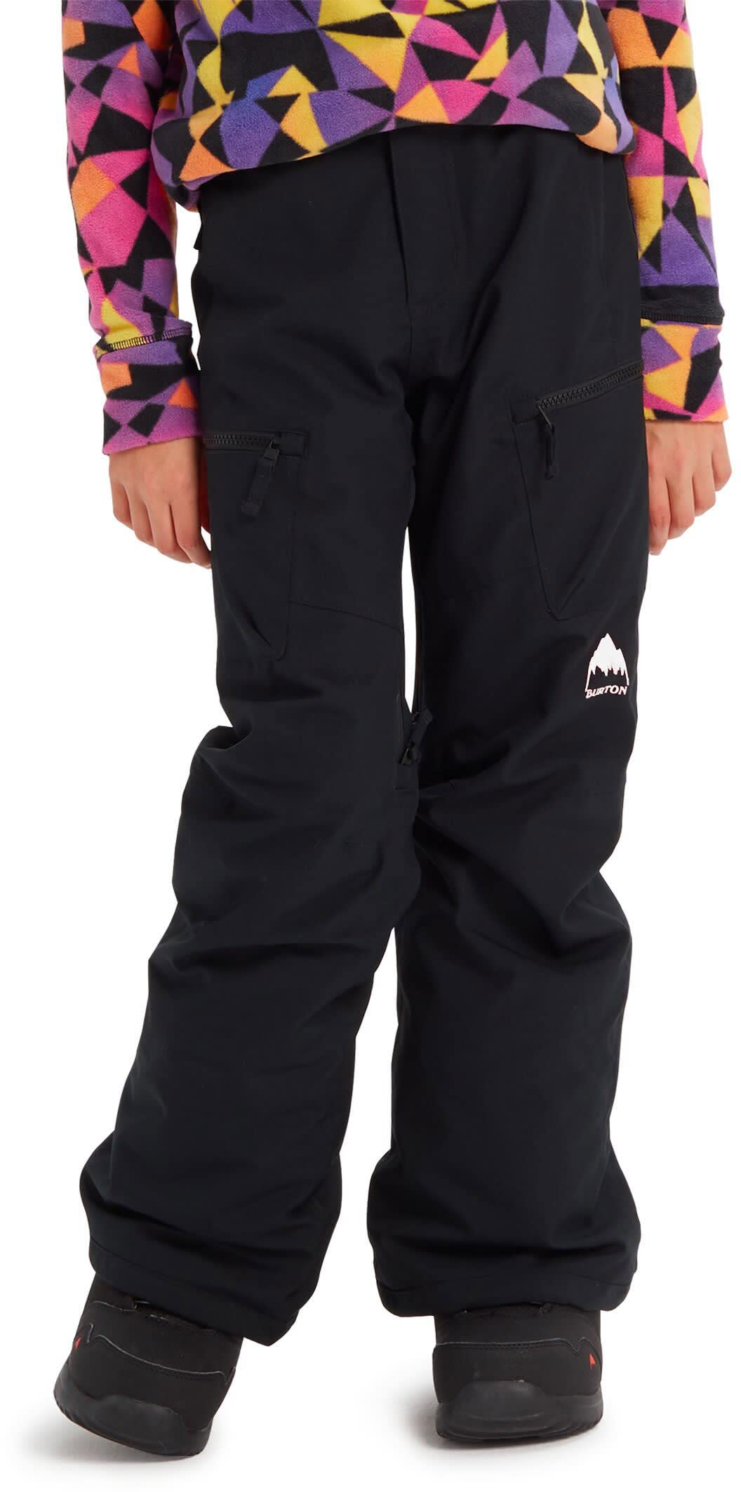 Burton Girls' Elite Cargo Snow Pant, True Black W20, Medium