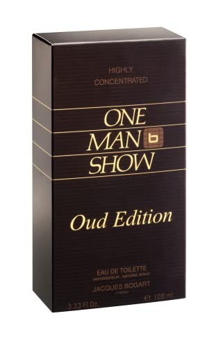 Jacques Bogart One Man Show for Men, Eau de Toilette Spray, Oud Edition, 3.33 Ounce