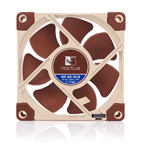 Noctua NF-A8 ULN, Ultra Quiet Silent Fan, 3-Pin (80mm, Brown)