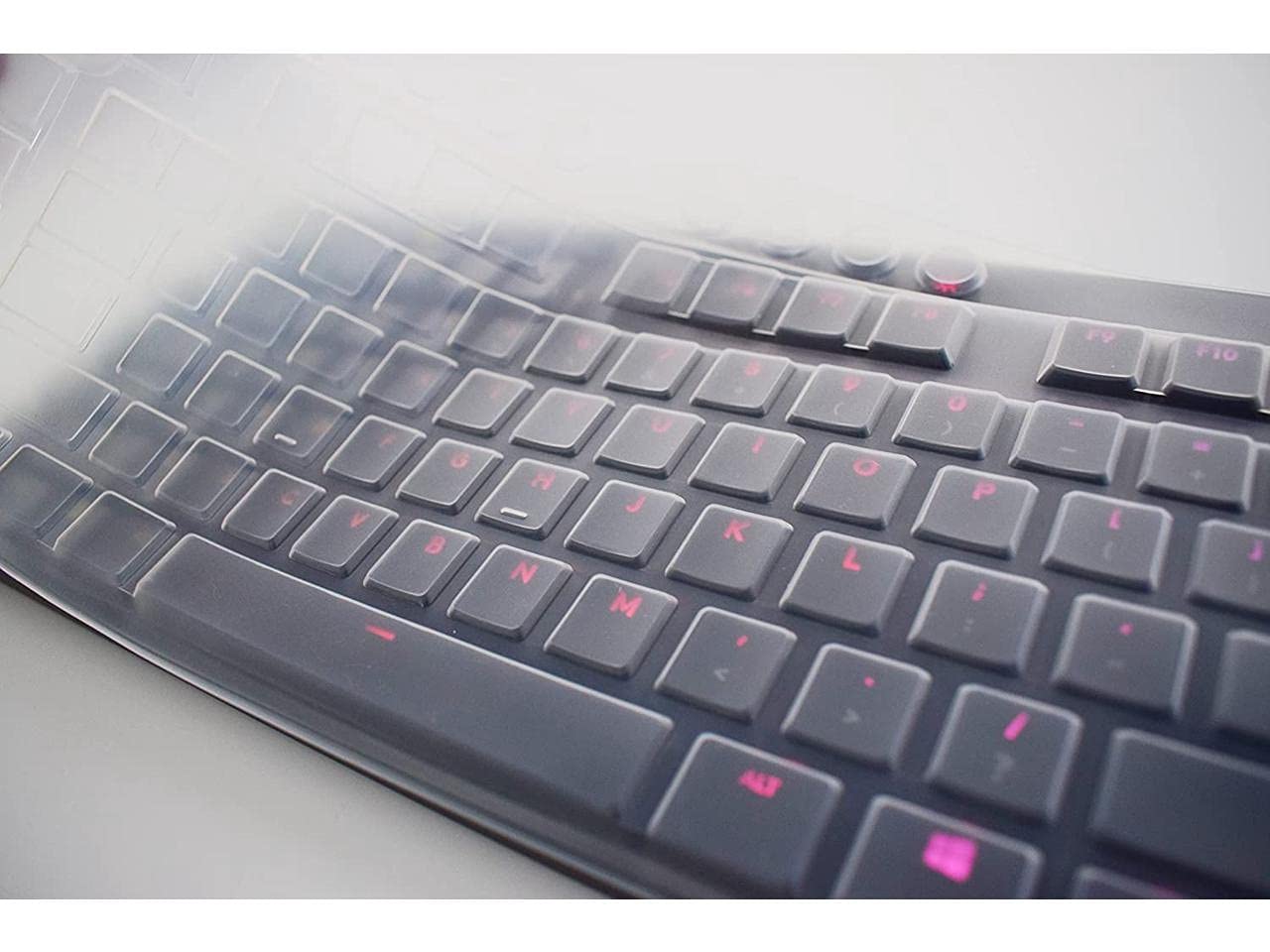 Keyboard Cover Skin for Logitech G815 RGB Mechanical Gaming Wired Keyboard, Logitech G915/G915 X Wireless Mechanical Gaming Keboard,Logitech G815 G915 Gaming Keyboard Protector-Clear