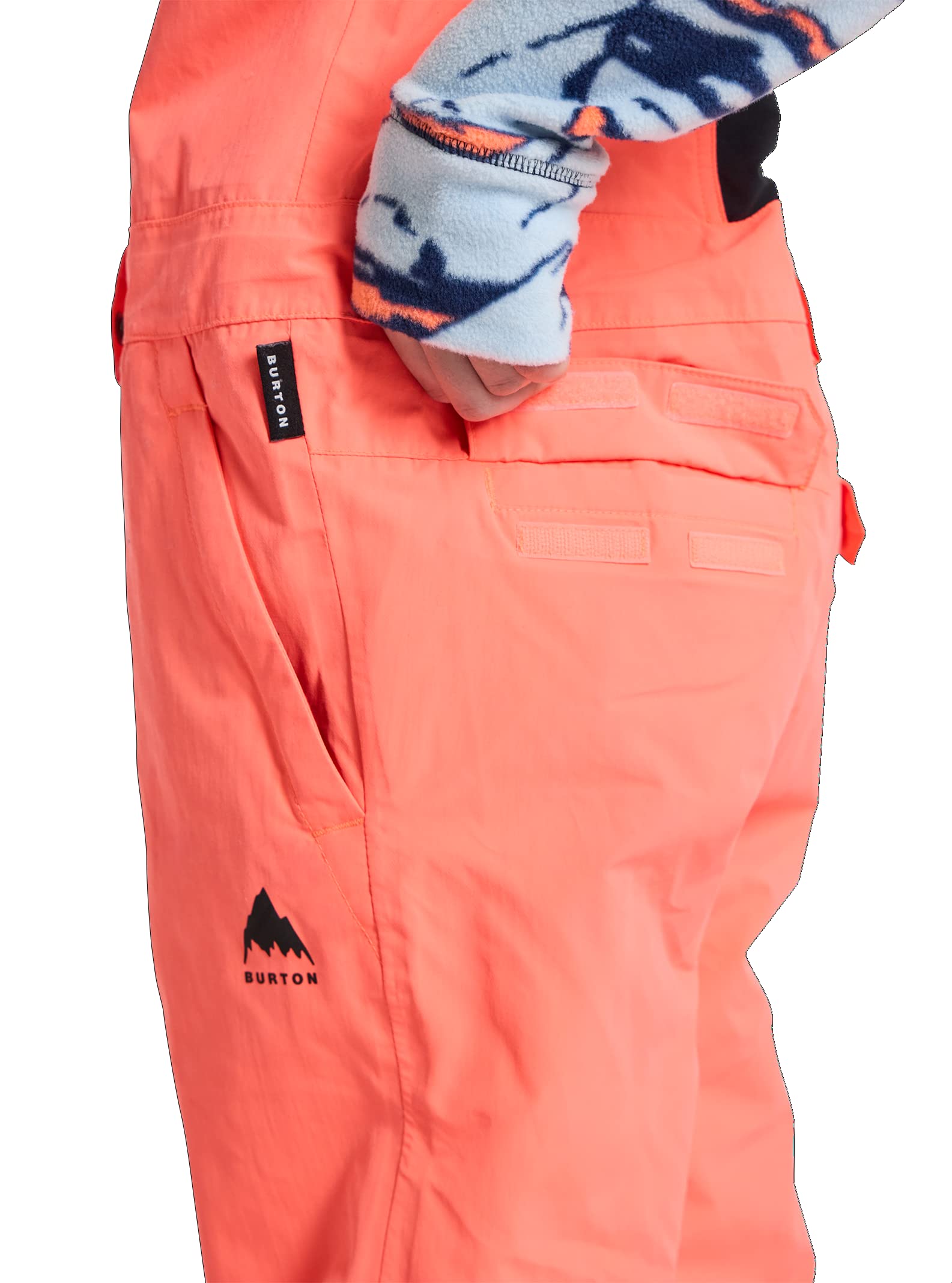 Burton Kids Skylar 2L Bib Pants, Tetra Orange, Medium