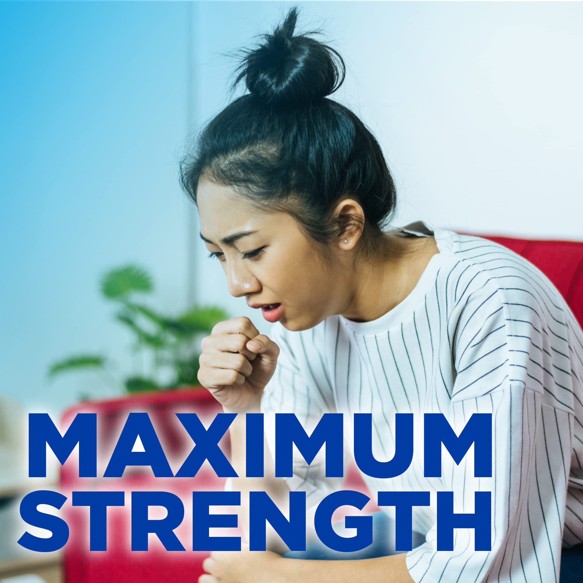 Amazon Basic Care Maximum Strength Chest Congestion and Mucus Relief, Guaifenesin Extended-Release Tablets, 1200 mg, 42 Count