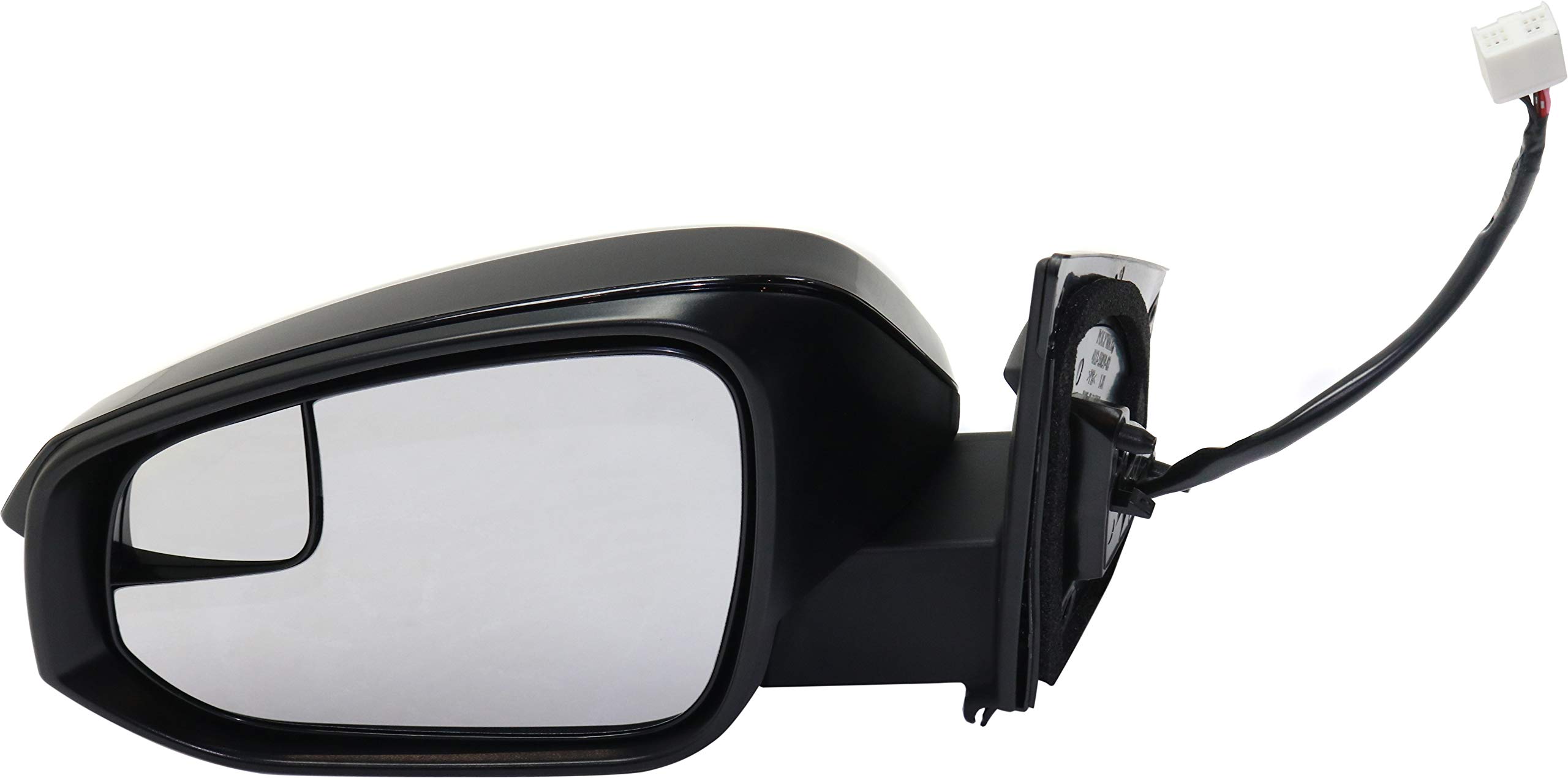Kool Vue Driver & Passenger Side Power Heated Mirrors for Toyota RAV4 2016-2018 Manual Fold With Signal Light & Spotter Glass Paintable North America Built Vehicle