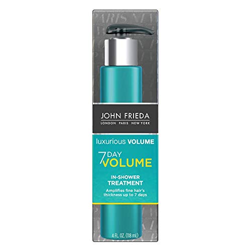 John Frieda Luxurious Volume 7-Day Volume In-Shower Treatment, Hair Treatment, Helps to Create Wash-resistant Volume, 4 Ounces