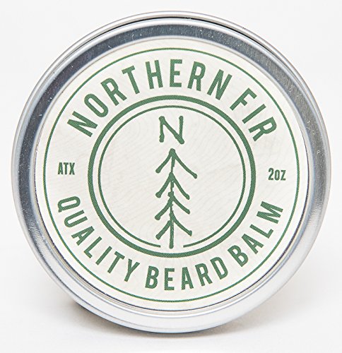Northern Fir Beard Balm - All Natural Leave In Conditioner with Vitamin E & Essential Oils For Coarse & Rogue Hair - Promotes Healthy Beard Growth for Men – 2 oz