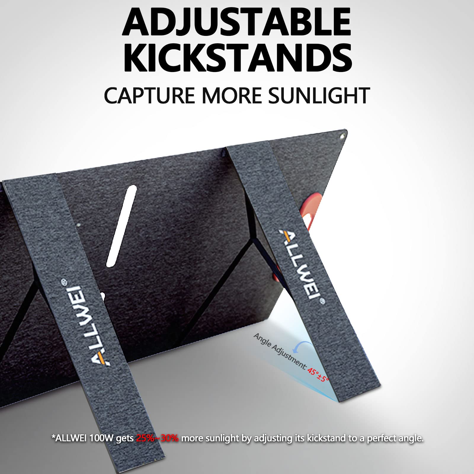 ALLWEI 200W Portable Solar Panel and 21W Portable Solar Charger, Foldable Solar Panel Charger with 2 USB-A Ports, IP68 Waterproof Solar Phone Charger for Outdoor Camping Hiking Backpacking