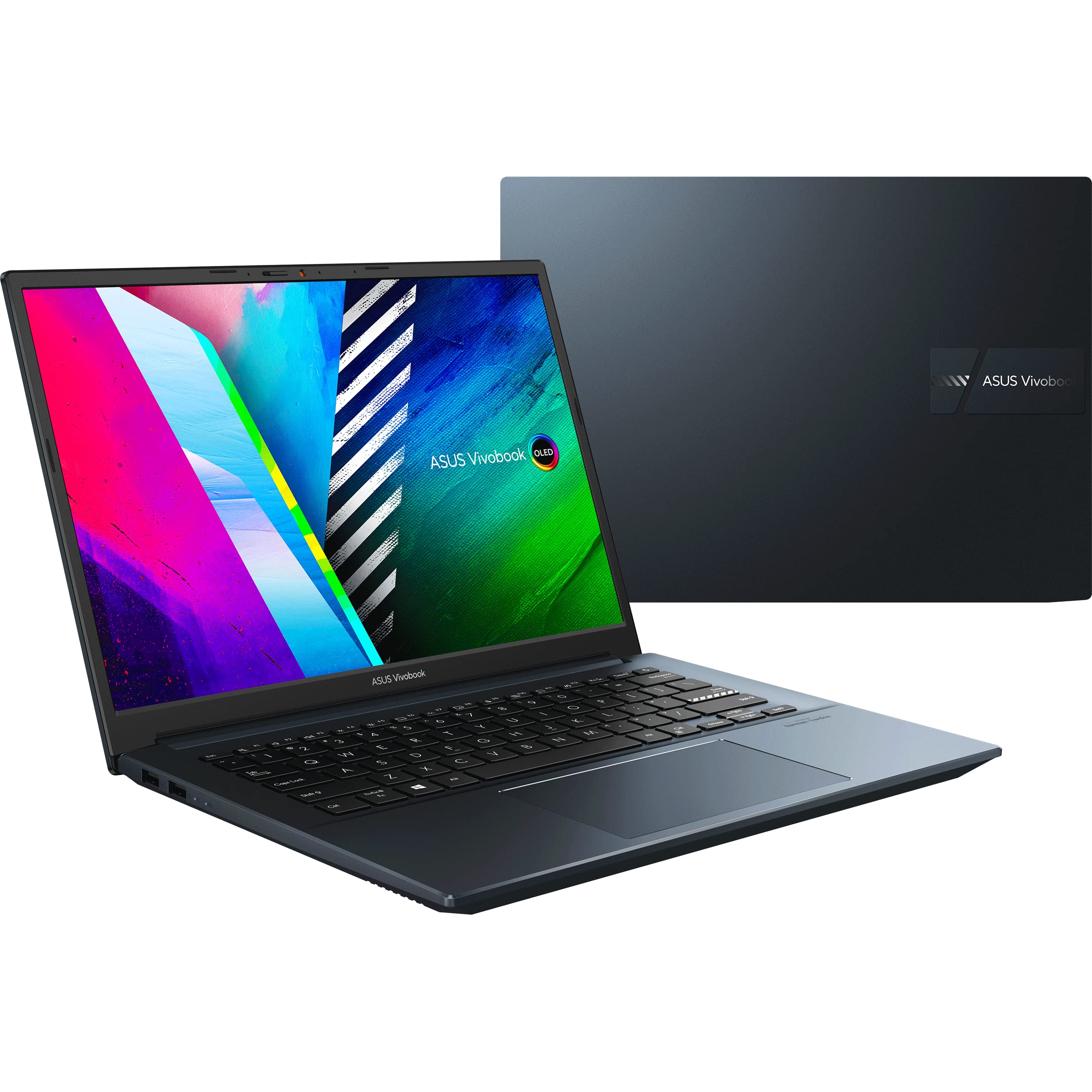 ASUS 2022 Newest VivoBook Pro 14 Laptop, 14" 2.8K OLED 100% DCI-P3 16:10 0.2ms Premium Display, Intel Core i5-11300H, Iris Xe Graphics, 8GB RAM, 512GB PCIe SSD, Backlit KB, Thunderbolt 4, Win 10