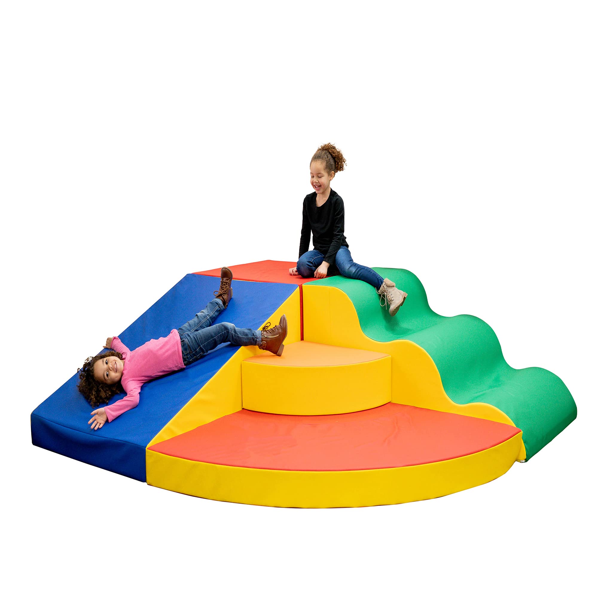 Children's Factory School Age Corner Colossus, Kids Climbing/Jumping/Sliding Indoor Play Equipment, Classroom Furniture for Elementary School/Playroom