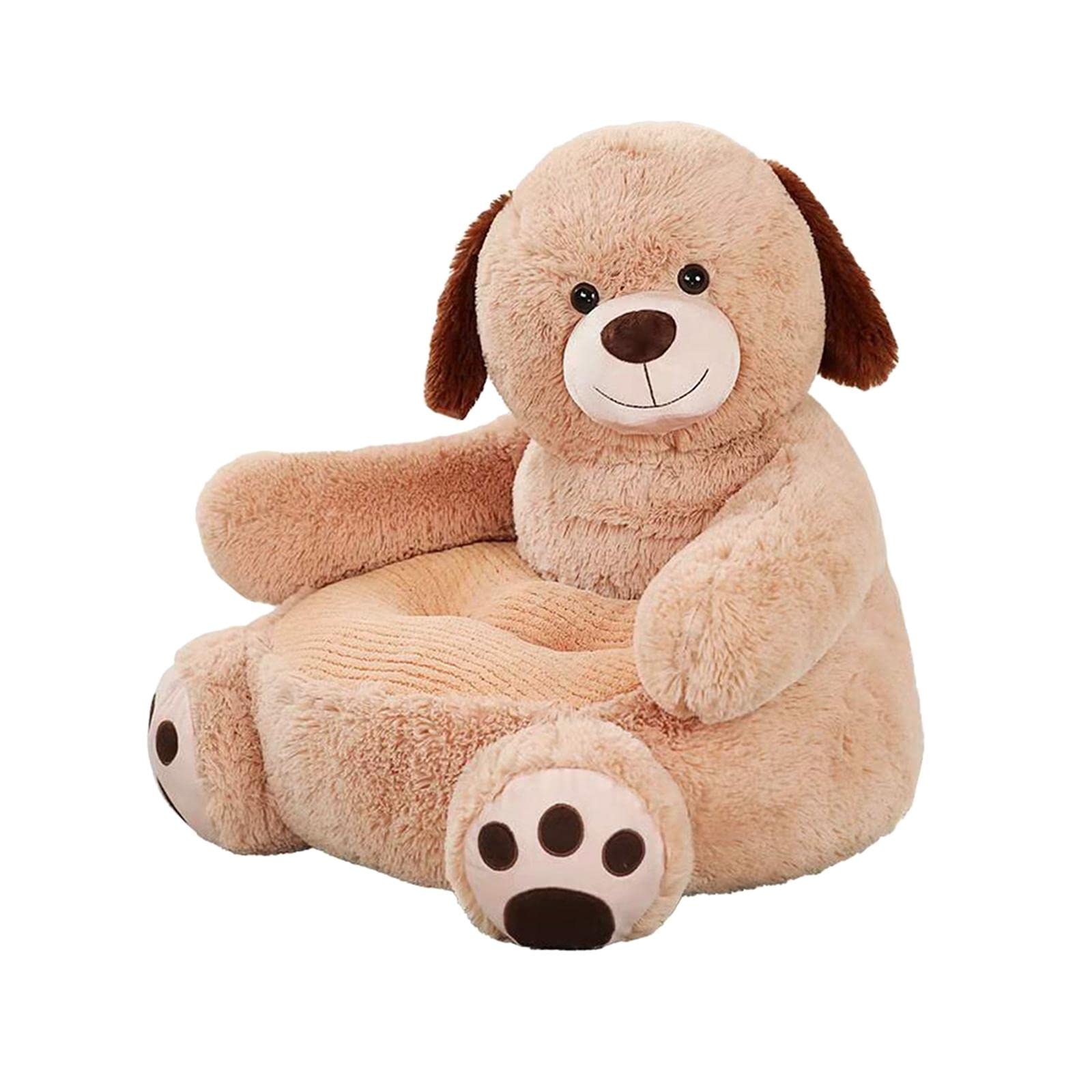 MagiDeal Kids Plush Cartoons Small Sofa Chair for Reading, Relaxing and Snuggling Nurseries Decoration Learning Sitting Multiple Purposes Comfortable, Dog