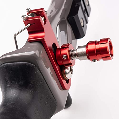 Archery Plunger and Magnetic Arrow Rest - Recurve Bows Screw-in Pressure Button Metal Rest Right or Left Hand(Black)