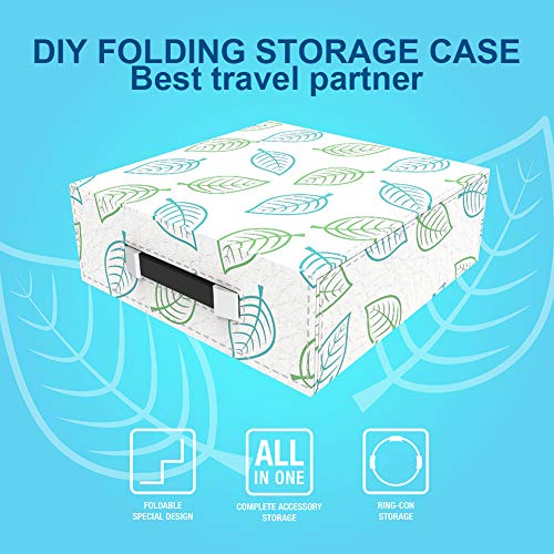 Buyfunny01 Switch Storage Box Magic Stick DIY Assembly Storage Case Host Protection Professional for Switch,49.5x35x5cm,White