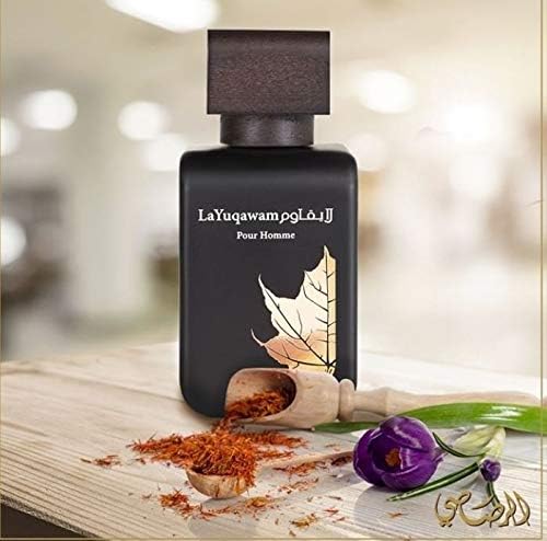 RASASI La Yuqawam EDP (Eau De parfum) for Men 75 ML (2.5 oz) | Oudh Woody Notes with alluring flowery notes | Signature Arabian Perfumery Perfumes