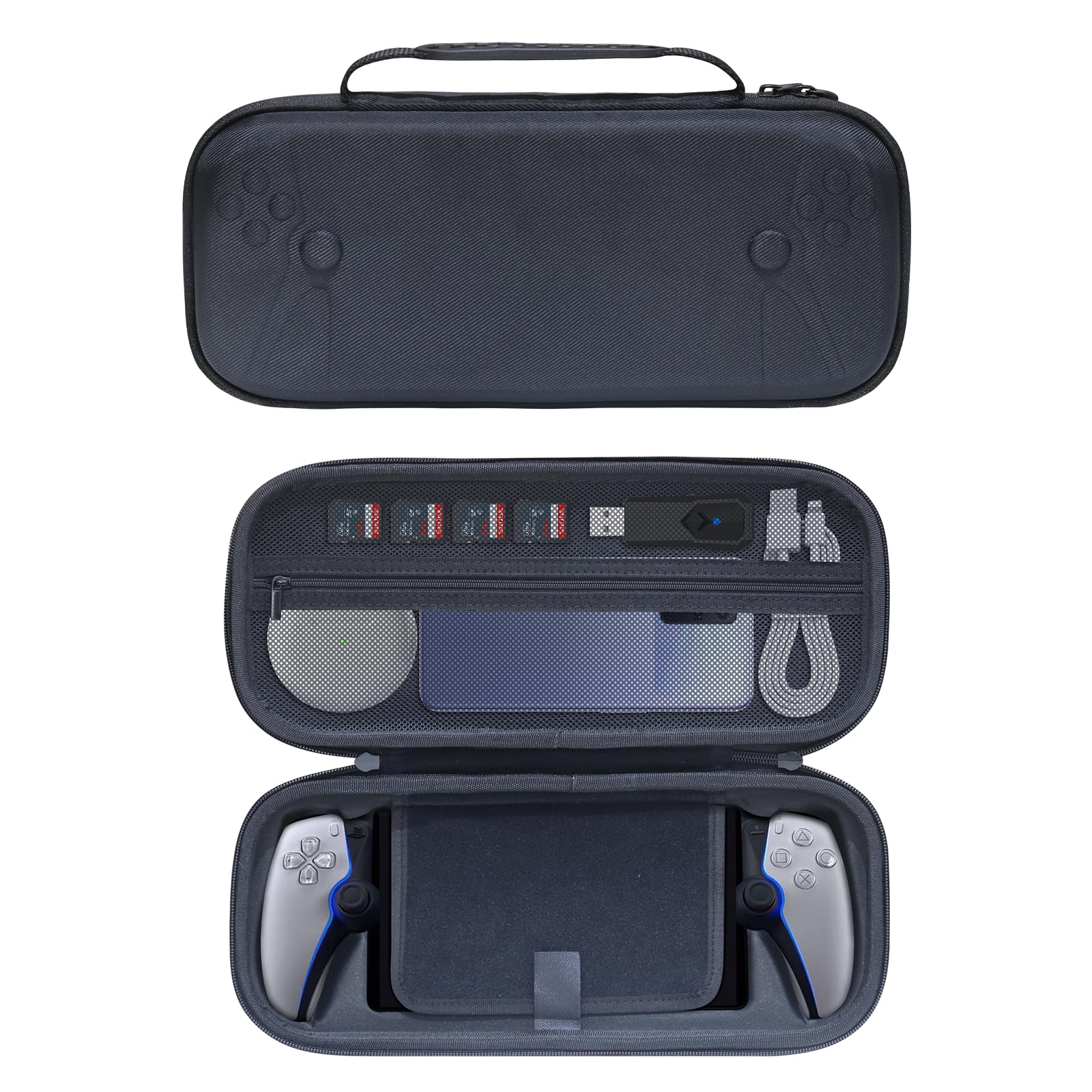 JDDWIN Case Compatible with PlayStation Portal (Zinc grey)