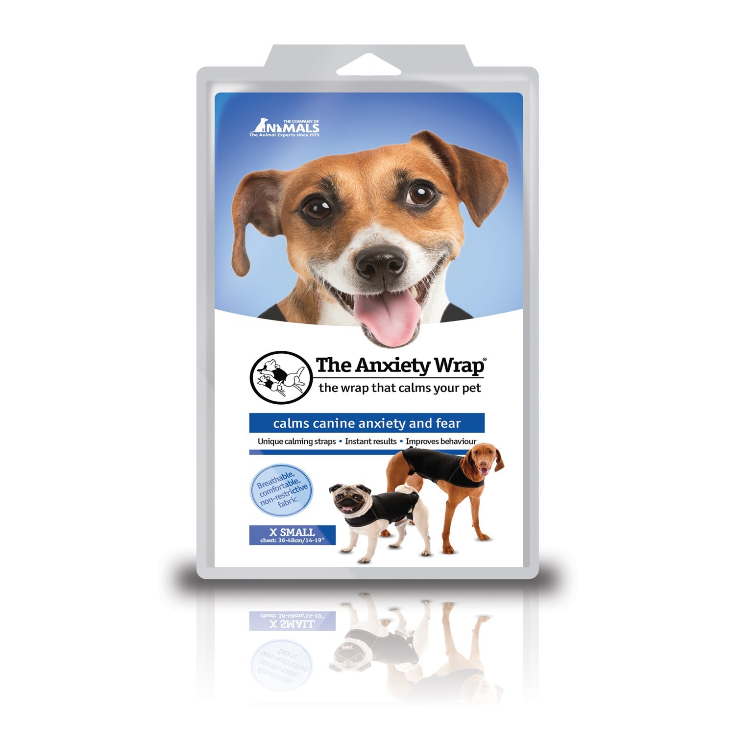 Company of Animals Anxiety Wrap, Black, Toy Sized