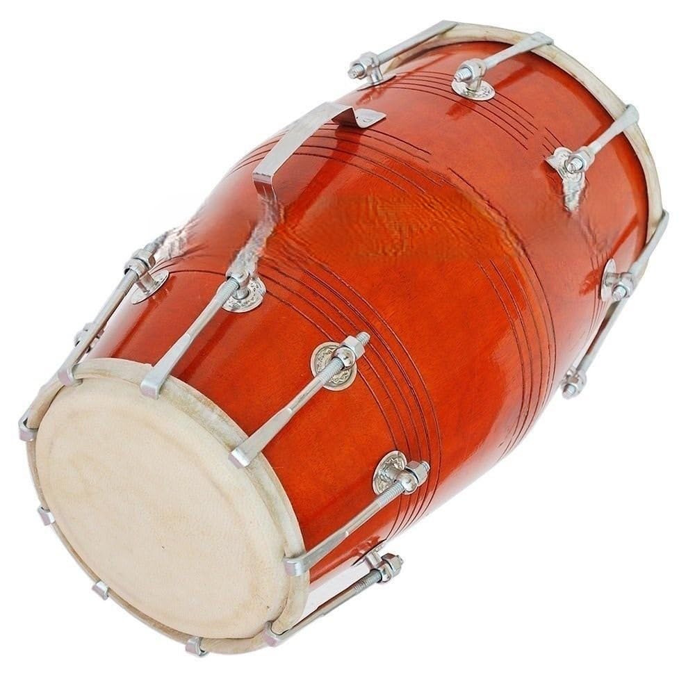 DHOLAK DHOLAKI NUT BOLT 18 BOLT PROFESSIONAL MANGO OR SHEESHAM WOOD BOLT TUNED