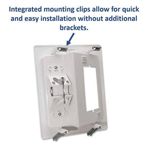 C2G/ Cables To Go 16314 Wiremold In-Wall TV Power Kit