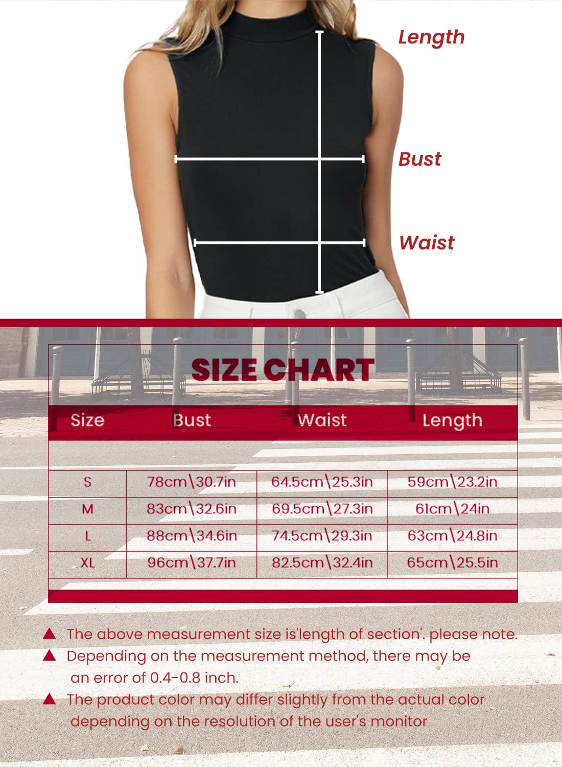 Areecin Women's Mock Neck Tank Tops Summer Sleeveless Pullover Tops Slim Fit Ribbed Shirts Casual Basic Blouses White L