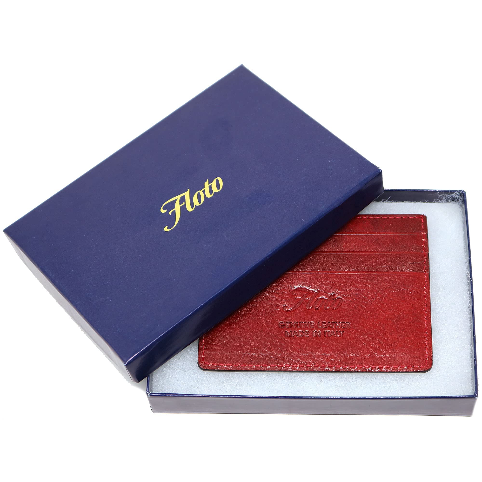 Floto Venezia Full Grain Leather Credit Card Slim Wallet