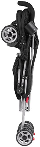Kolcraft Cloud Lightweight Umbrella Stroller with Large Sun Canopy, Black