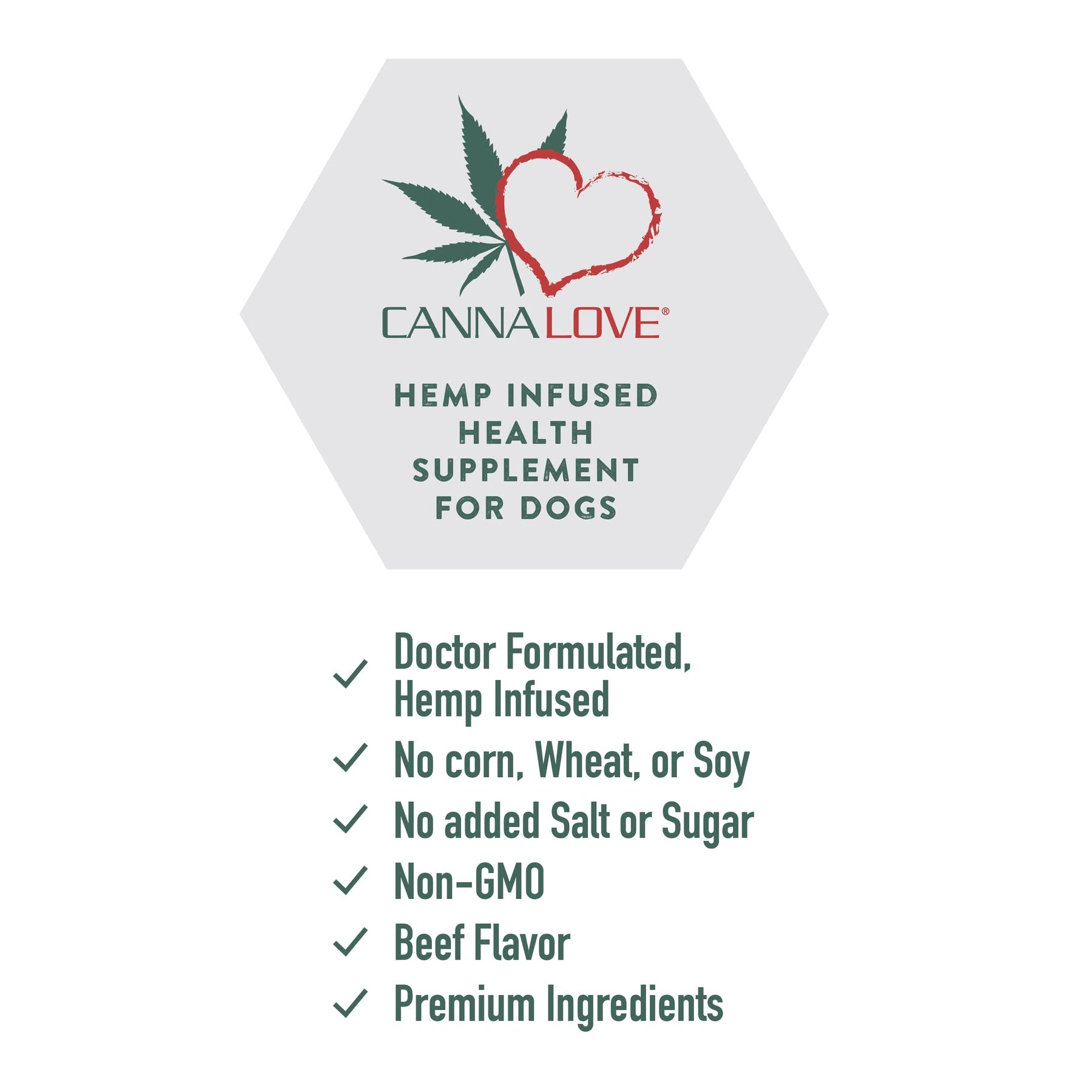 CannaLove Discomfort Relief Hemp Infused Supplement Sticks - 8oz Bag, Doctor Formulated