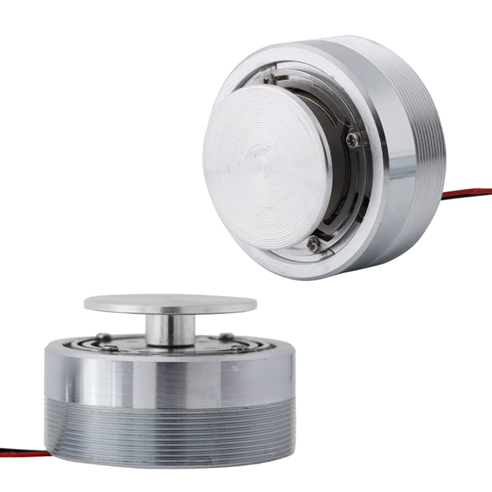 Resonance Speaker,1Pcs 50MM 2Inch All Frequency Resonance Speaker Vibration Strong Bass Louderspeaker for Equipment Sound Playback and Sound Expand (4Ω,25W) (1)