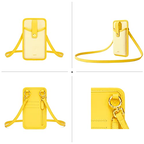 JW PEI Women's Aylin Canvas Cell Phone Crossbody Bag (Yellow)