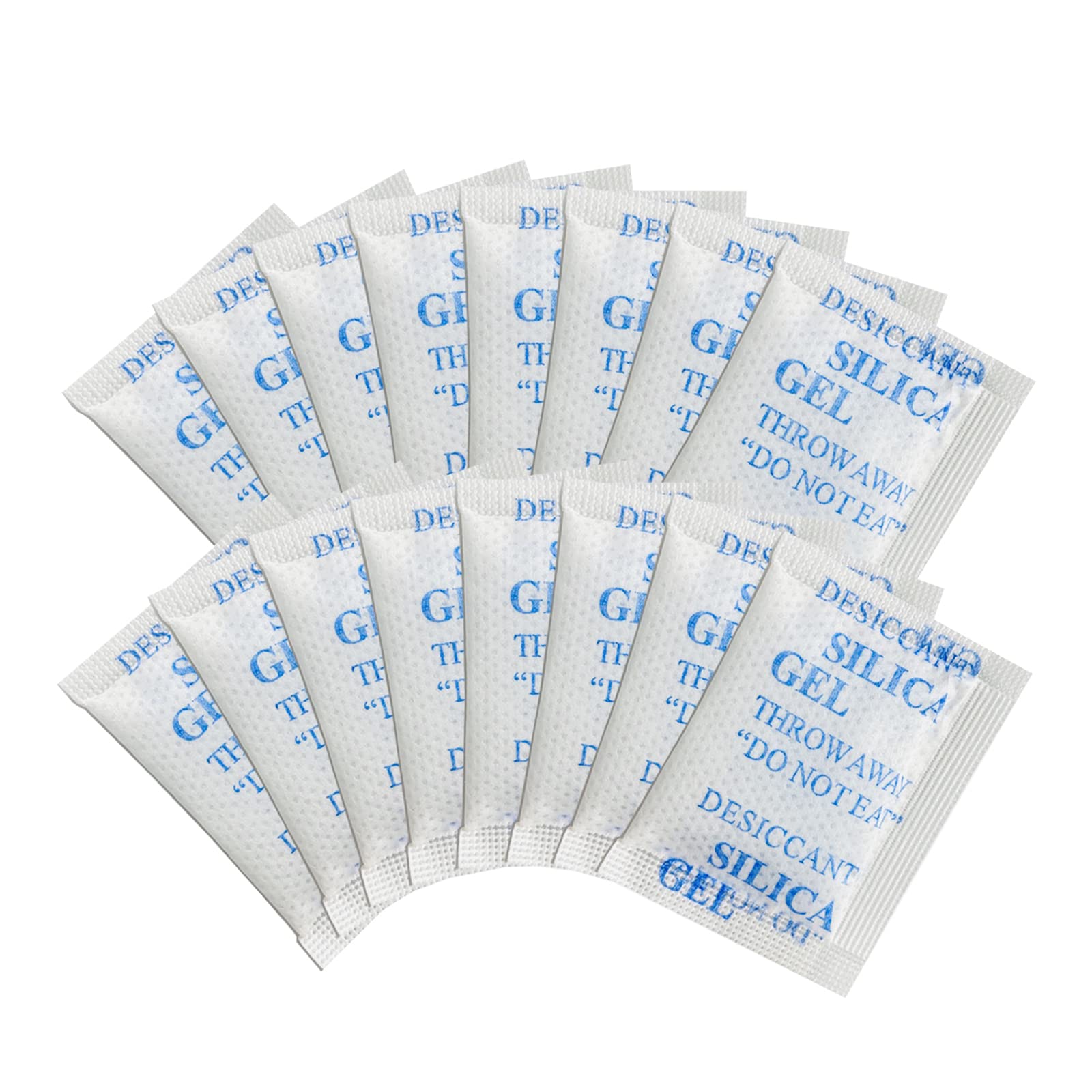 Silica Gel Packets,2 Gram 500 Packs Desiccant Pack Food Grade Silica Packets for Moisture Control, Rechargeable Moisture Absorber Bags for Storage