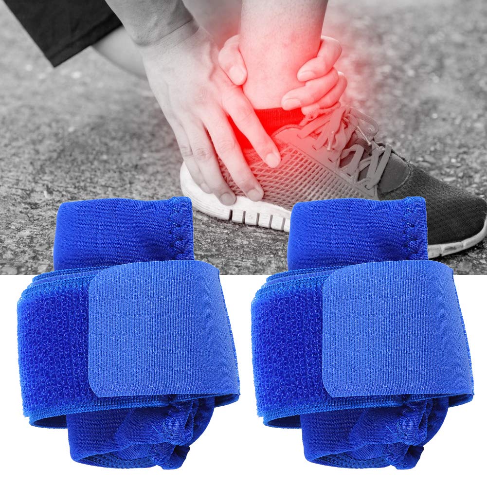 Ankle Brace, High Elasticity Blue Ankle Support, Durable 1 Pair Protect Ankles for Prevent Sports Injuries