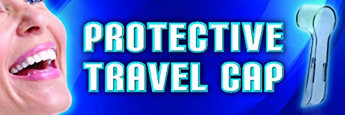Oral B Replacment Brush Head Cover - Keep Dust Germs Away From Your Mouth, Great For Travel! ** Oral-B Travel Case 2 Pack