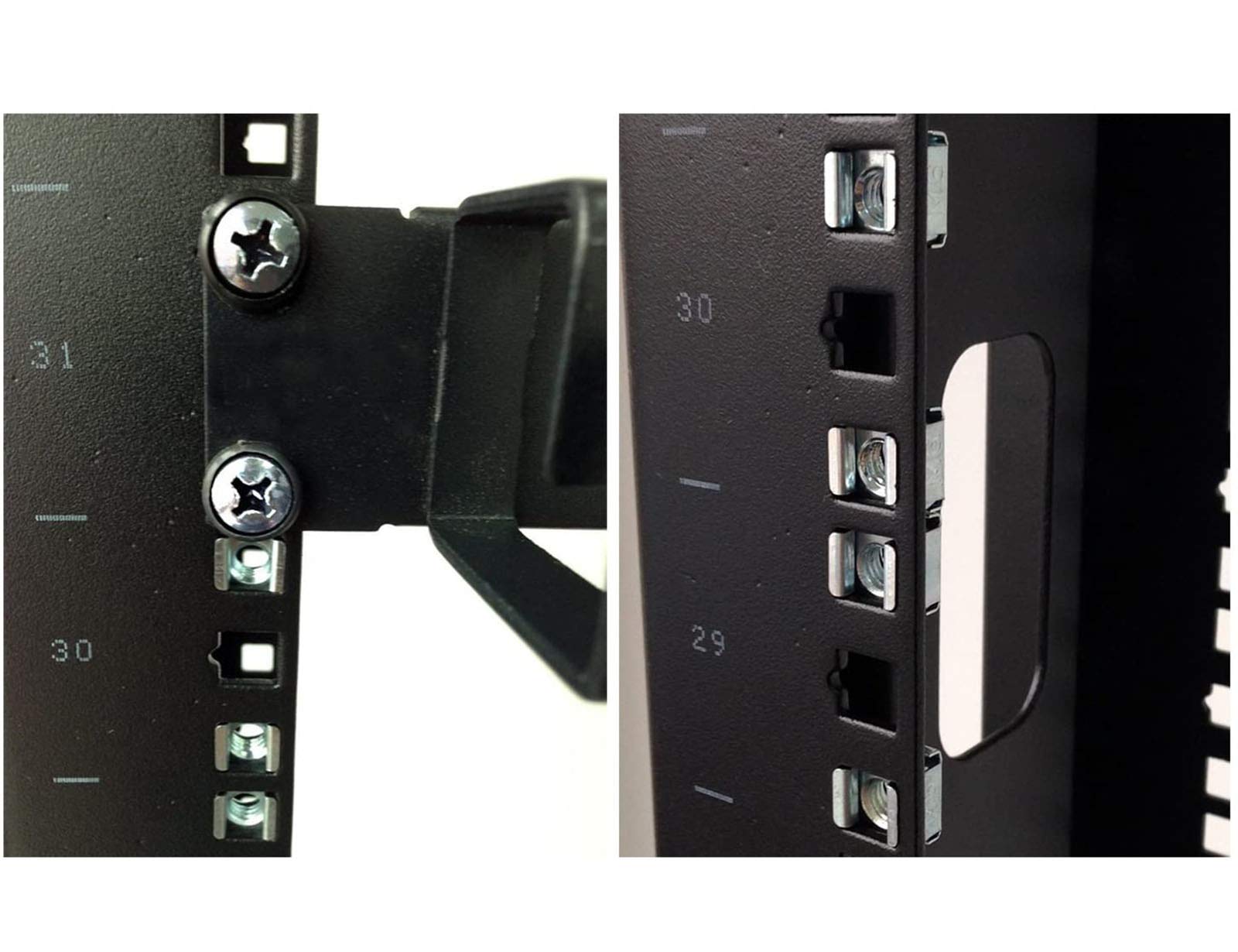 RION TECH M6 Cage Nuts & Screws for Server Shelves Cabinets, Lengthened 16mm- Rack Mount Screws (50 Pk)