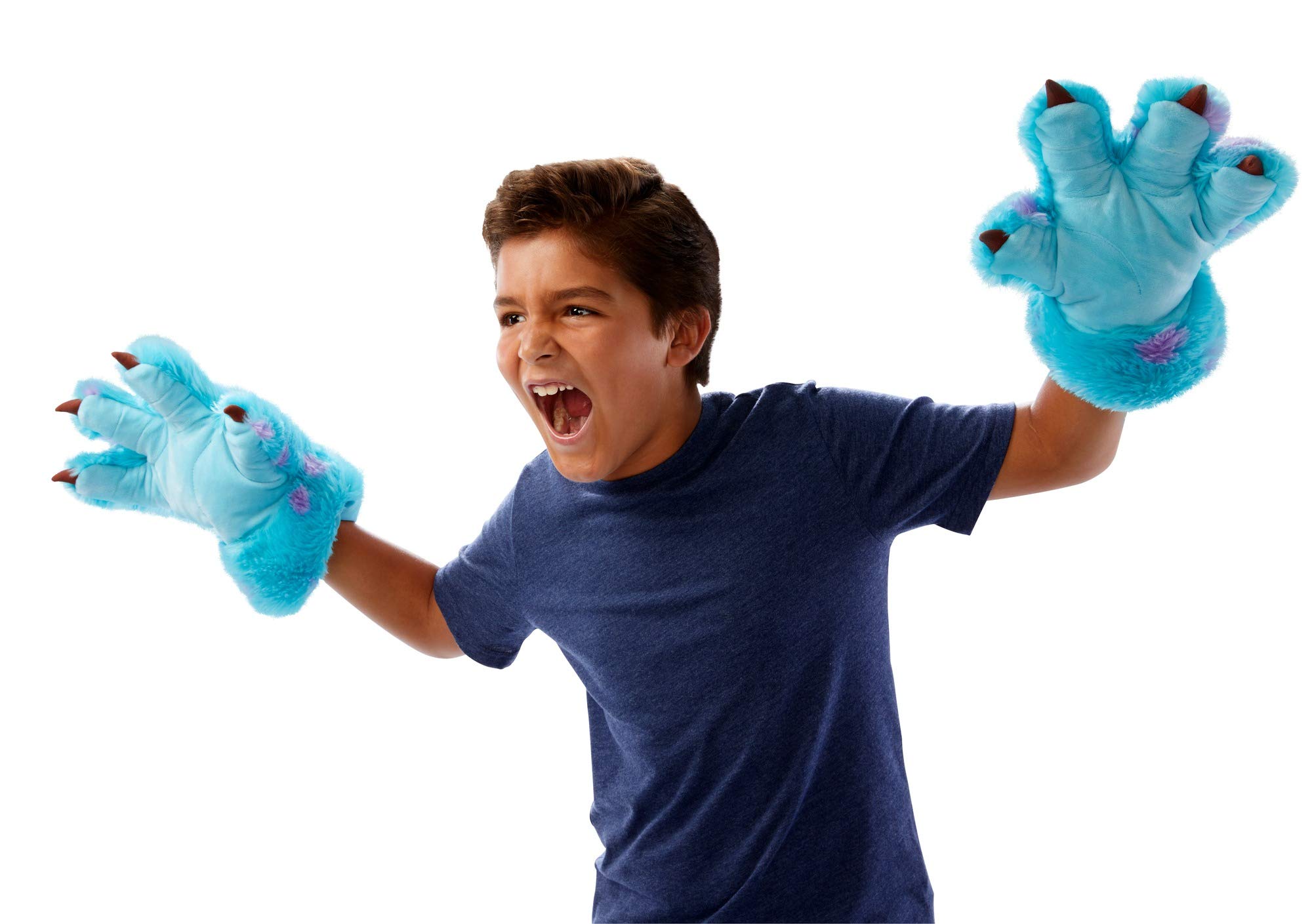 Disney and Pixar Monsters, Inc. Sulley Plush Claw Wearable Life Size Gloves Roleplay Toy For Kids 3 Yrs and Up