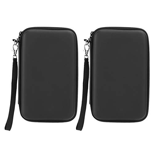 FOLOSAFENAR Hard Bag Strong Extrusion Protector Game Console Storage Bag Impact Resistant for Game Lovers for Game Players (Black)