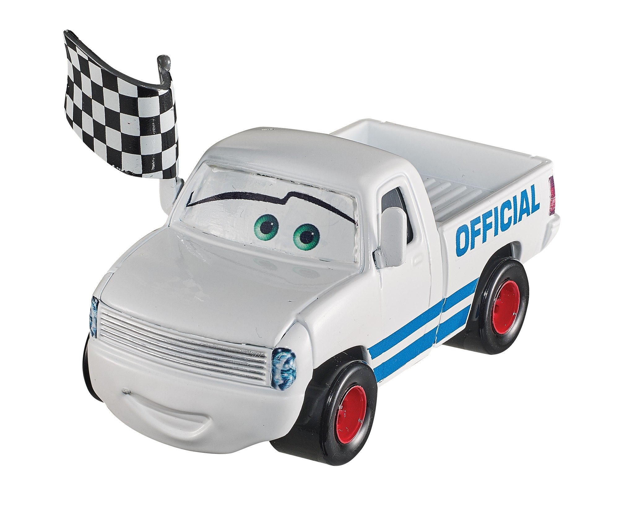 Disney Car Toys 3 Pickup Truck w/ Flag Die-cast Vehicle